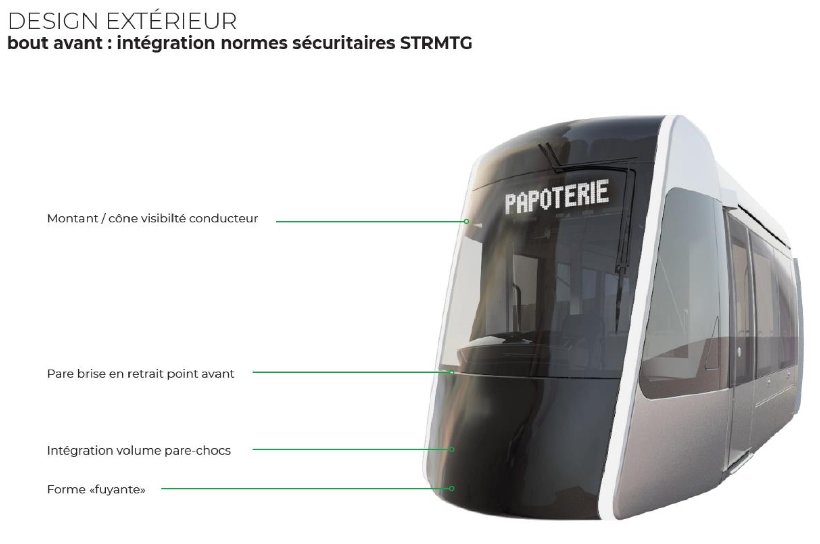 Tours - tram ligne B - visuel extérieur – Le Tram de Tours
